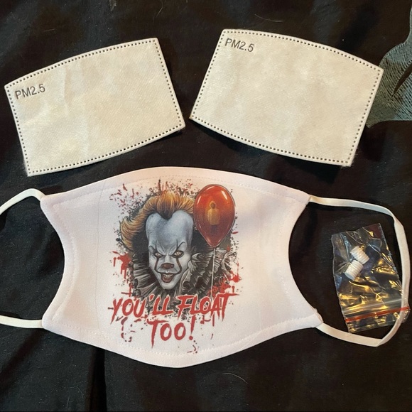 AnKPretties | Accessories | Made To Order Pennywise Face Mask | Poshmark